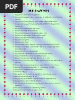 52 cosas que amo de ti | PDF