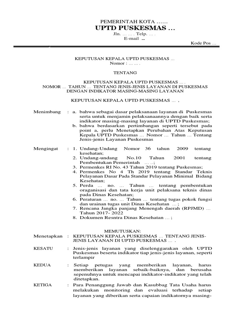 Contoh-Contoh Dokumen | PDF