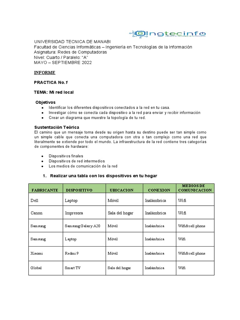 Practica Redes 2 | PDF | Red de computadoras | Wifi