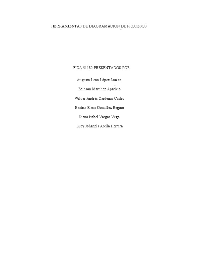 Aca 2 Diagramacion de Procesos | PDF | Business | Calidad (comercial)