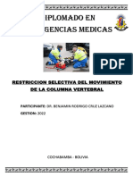 Protocolos Nexus e Inmovilización Selectiva | PDF | Dolor | Medicina ...