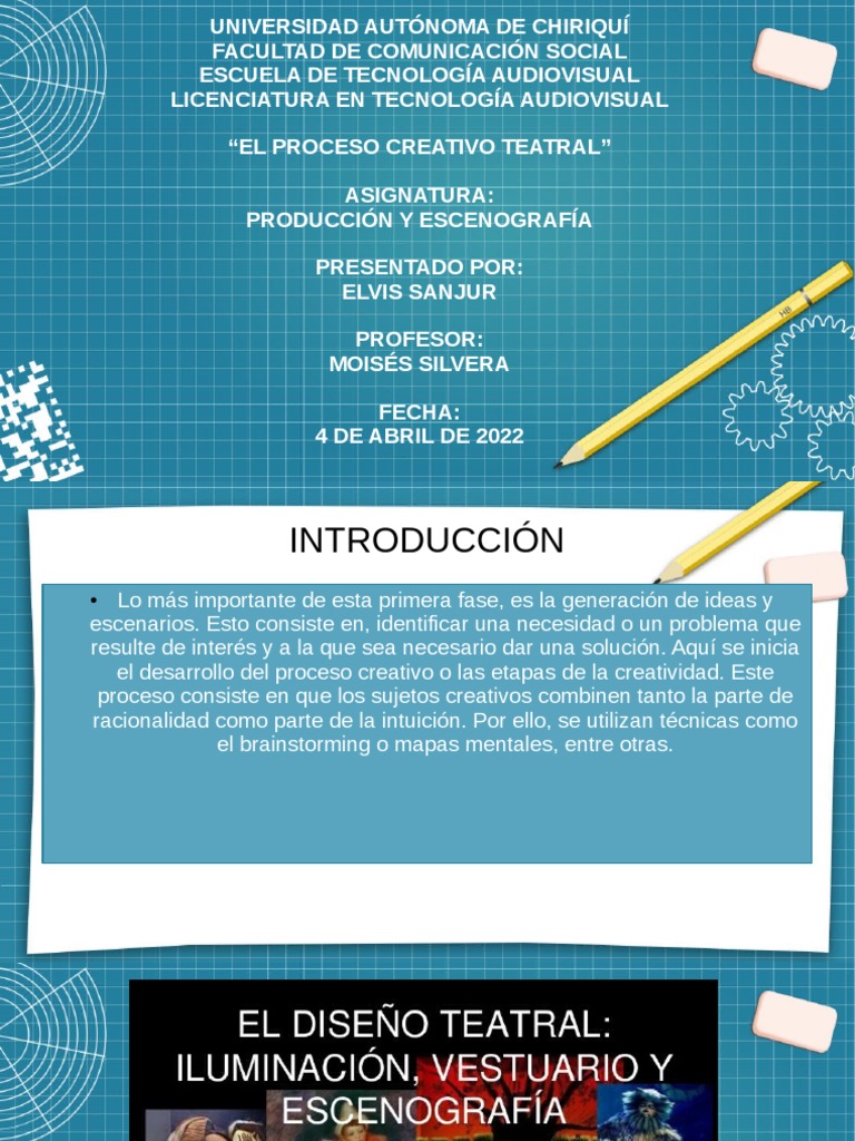 Proceso Creativo Teatral | PDF | Teatro