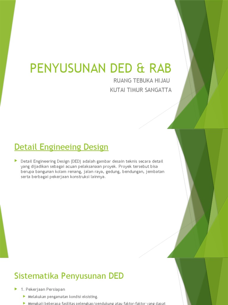 Penyusunan Ded & Rab | PDF | Teknologi & Rekayasa