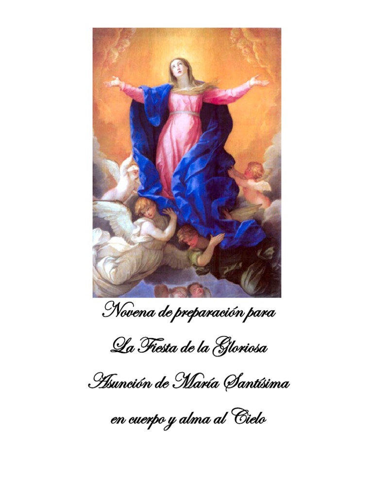 Novena de La Asuncion PDF | PDF | Amor | María, madre de Jesús