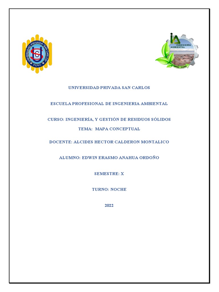 Monitoreo | PDF | Residuos | Gestión de residuos