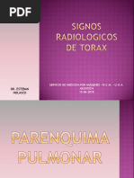 Guía de Signos Radiológicos de Tórax | PDF | Pulmón | Neumonía