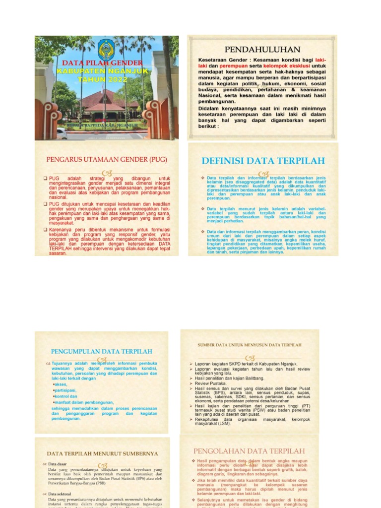 MATERI DATA PILAH GENDER | PDF