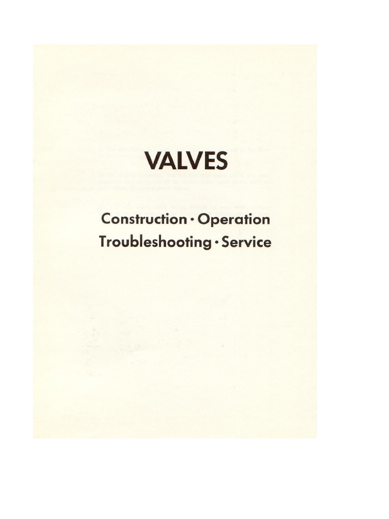 Valves | PDF