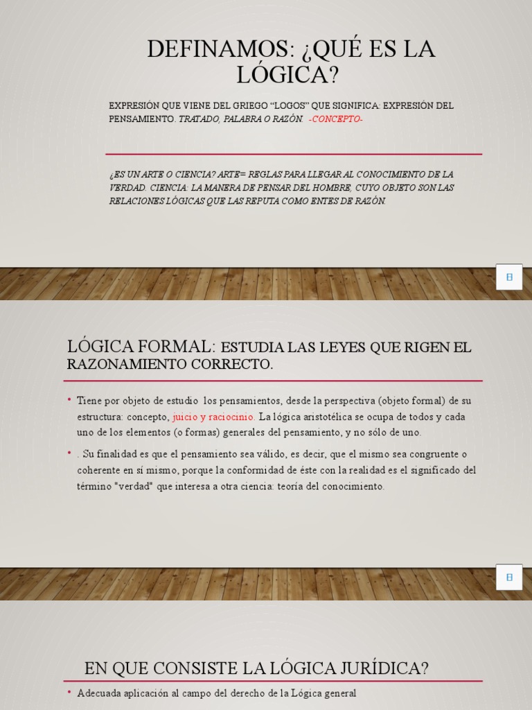 La Lógica Formal y La Lógica Jurídica | PDF | Lógica | Razón