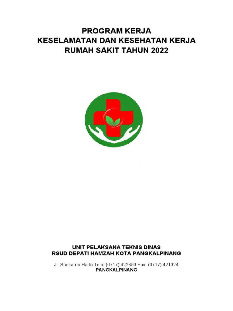 Program Kerja K3RS 2022 New | PDF