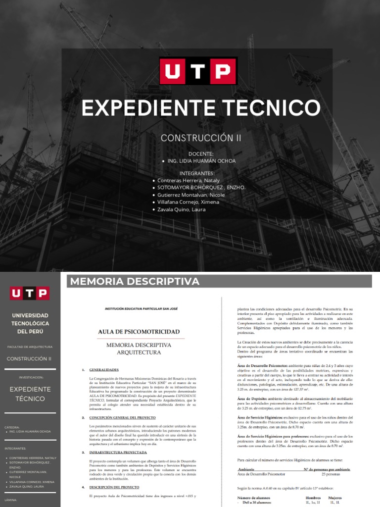 Elaboración De Expediente Tecnico Pdf