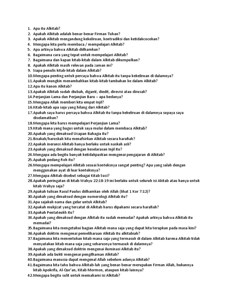 Apa Itu Alkitab Pdf