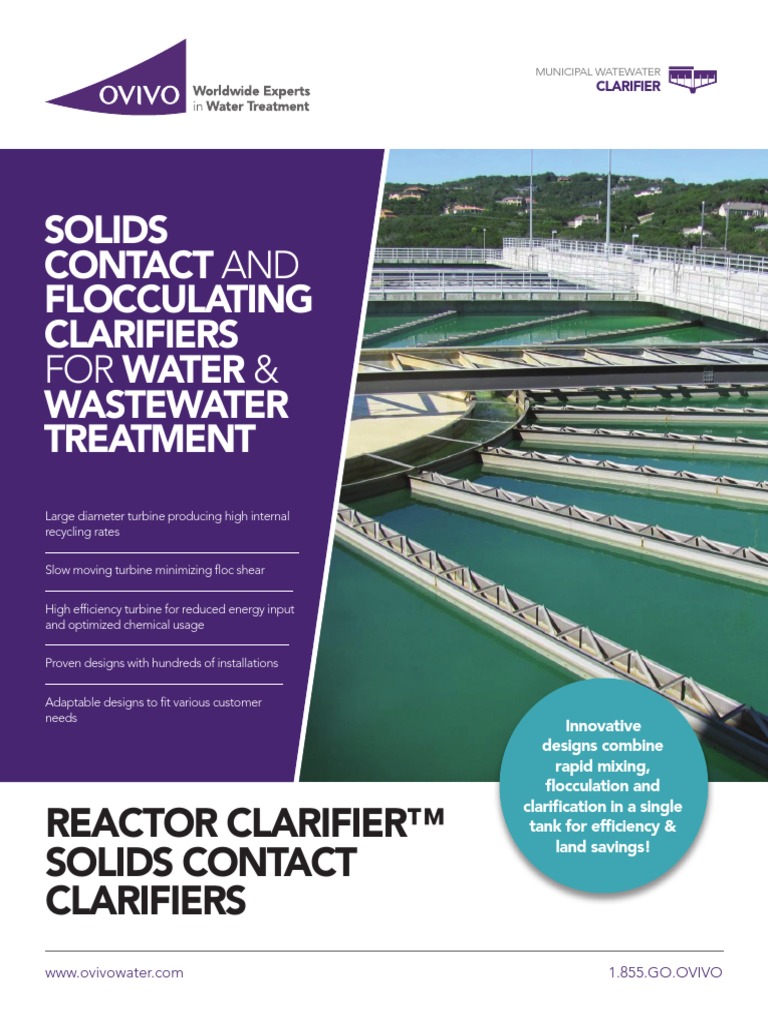 Reactor Clarifier Brochure 0619 | PDF | Sewage Treatment ...