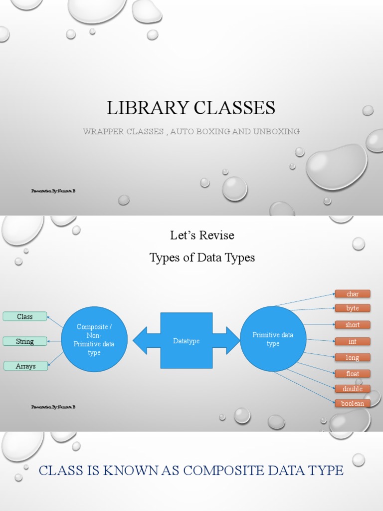 Library Classes - Wrapper Class | PDF | Data Type | Integer (Computer Science)