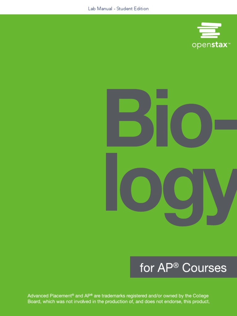 STUDENT AP Biology Lab Manual Full | PDF | Experiment | Macromolecules
