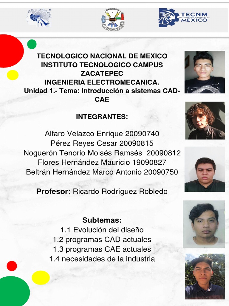 UI TEMA - Introducción A Sistemas CAD-CAE | PDF | Software | Diseño