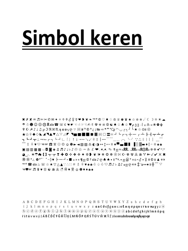 Simbol keren | PDF