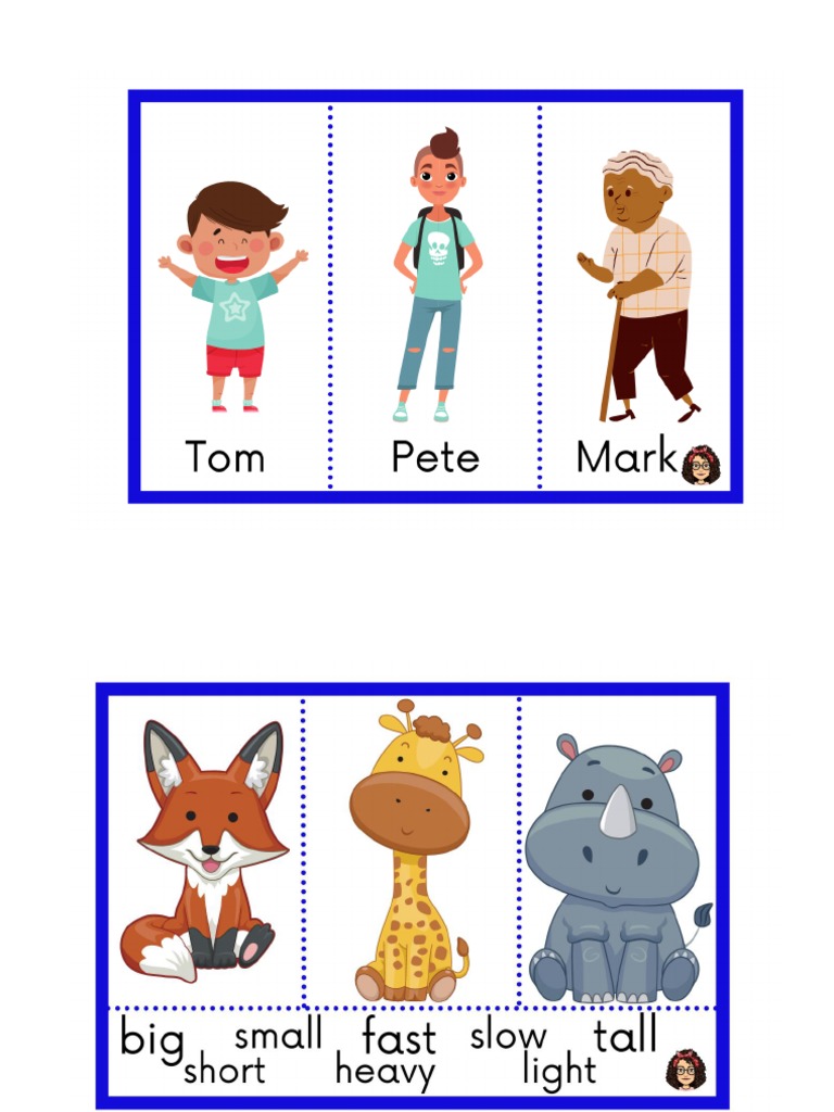 comparison-flashcards-flashcards-fun-activities-games-grammar-drills ...