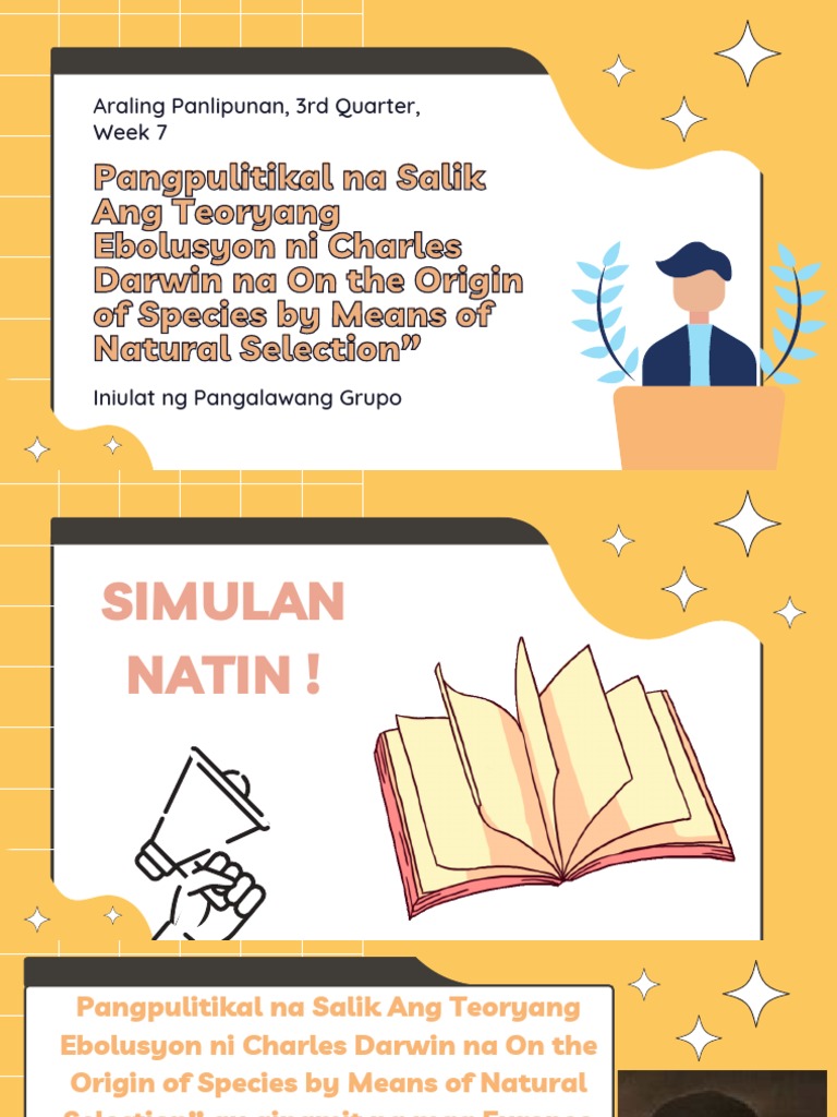Pangpulitikal Na Salik Ang Teoryang Ebolusyon Ni Charles Darwin Na On ...