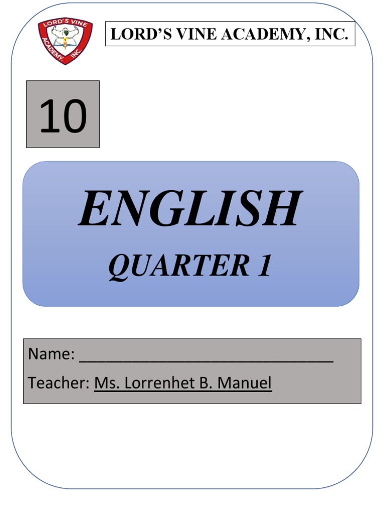 1st Q. Eng 10 | PDF | Primary Sources | Information