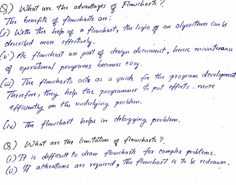 Advantages and Limitations of Flowchart | PDF