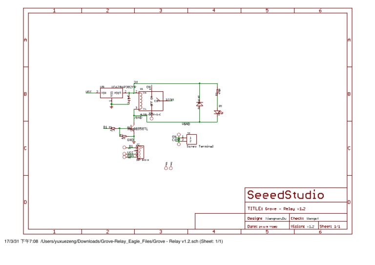 Grove - Relay Schematic | PDF