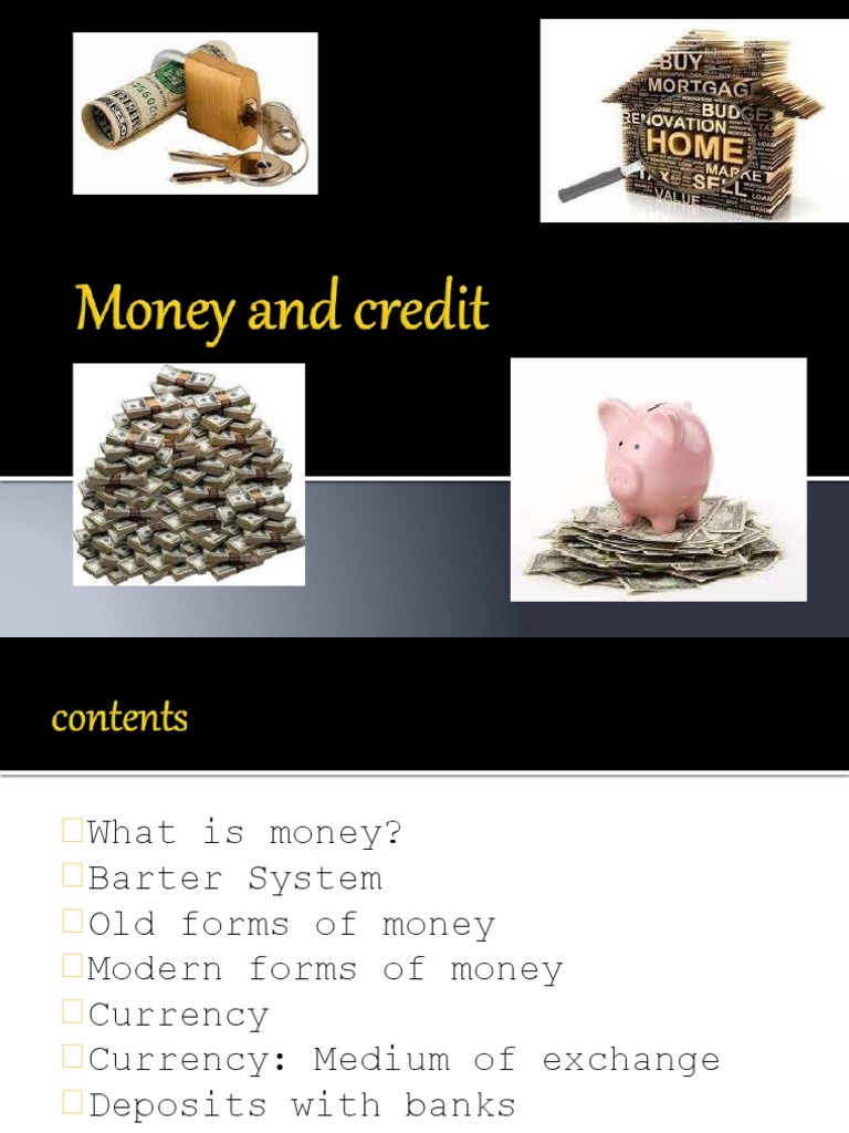 Class 10 Eco Chap 3 Money and Credit | PDF | Loans | Money