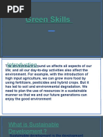 On Green Skills | PDF | Sustainability | Water