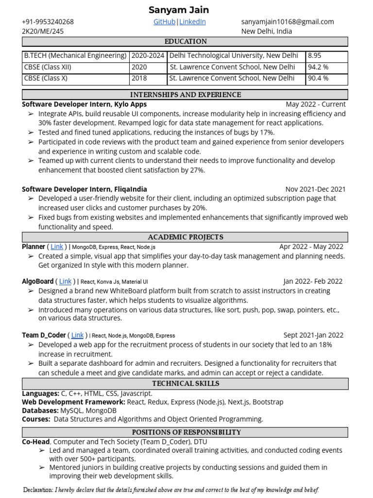 SanyamJain 29august | PDF | Software | World Wide Web