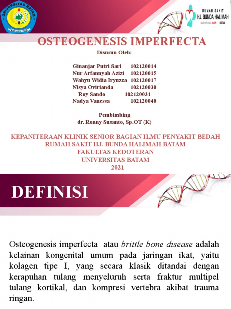 Osteogenesis Imperfecta | PDF