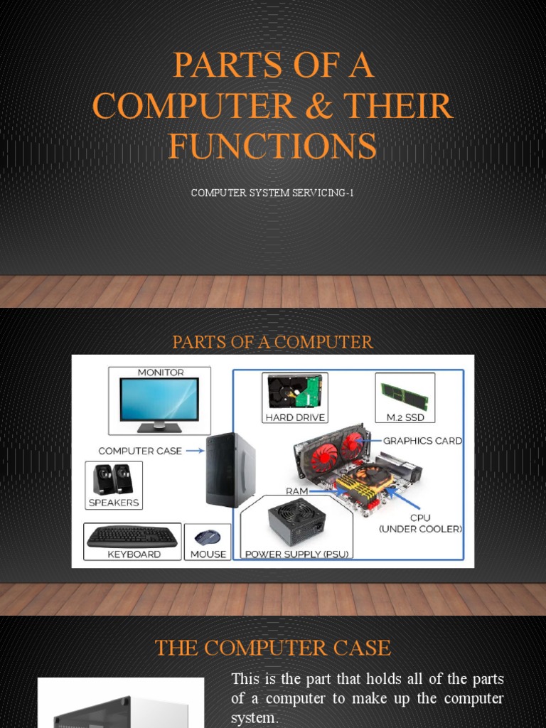 Parts of A Computer & Their Functions CSS Lesson1 | PDF | Random Access Memory | Computer Monitor