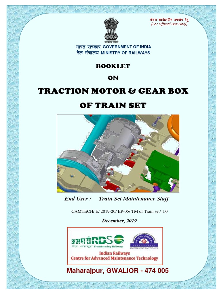 Traction Motors and Gearboxes in Train Sets | PDF | Electric Motor | Train
