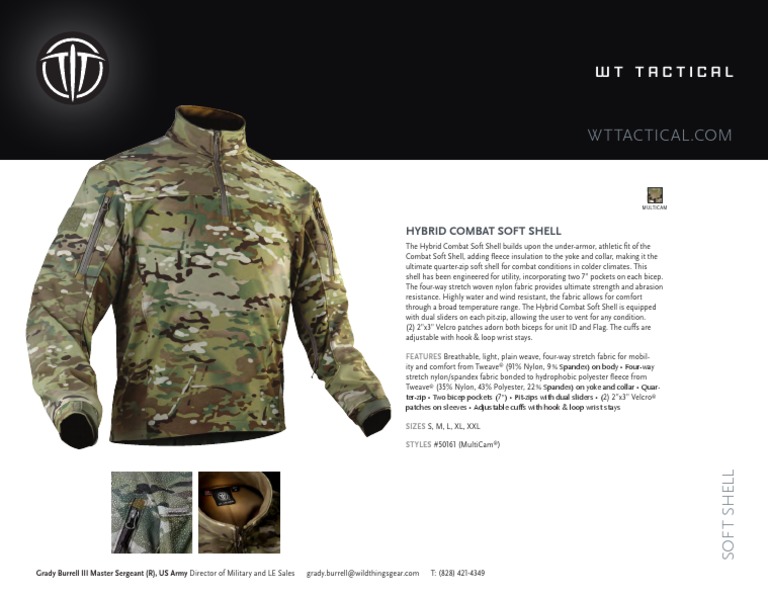 WTT Hybrid Combat Soft Shell | PDF | Science & Mathematics