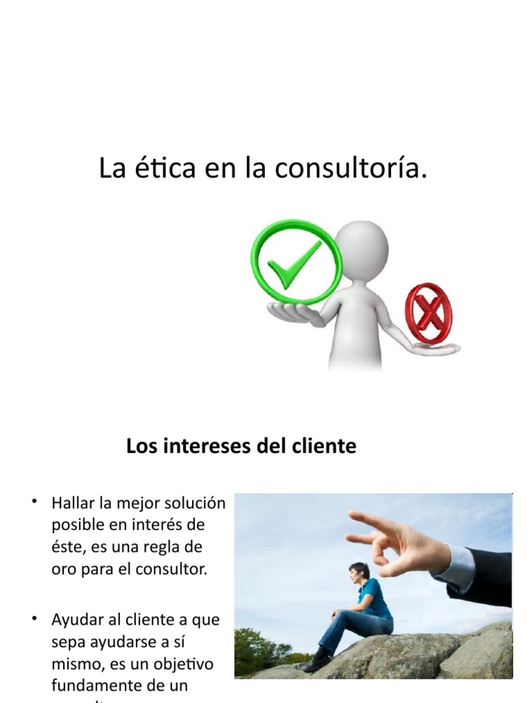 La Ética en La Consultoría | PDF | Cliente