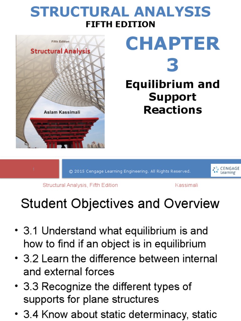 Chapter 3 Equilibrium And Support Reactions Pdf Structural Analysis Force