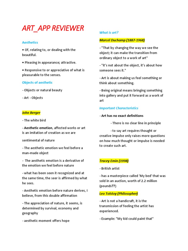 Art App Reviewer | PDF | Aesthetics | Emotions