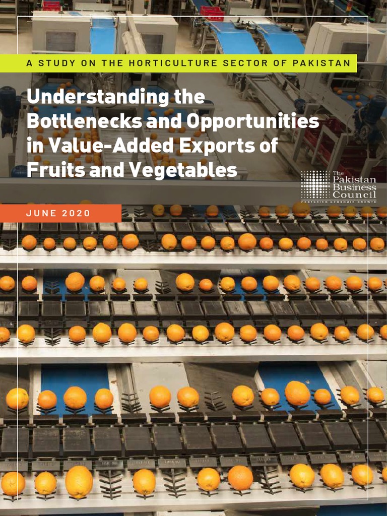 PBC Horticulture Sector Study Report Compressed Compressed | PDF | Agriculture | Vegetables