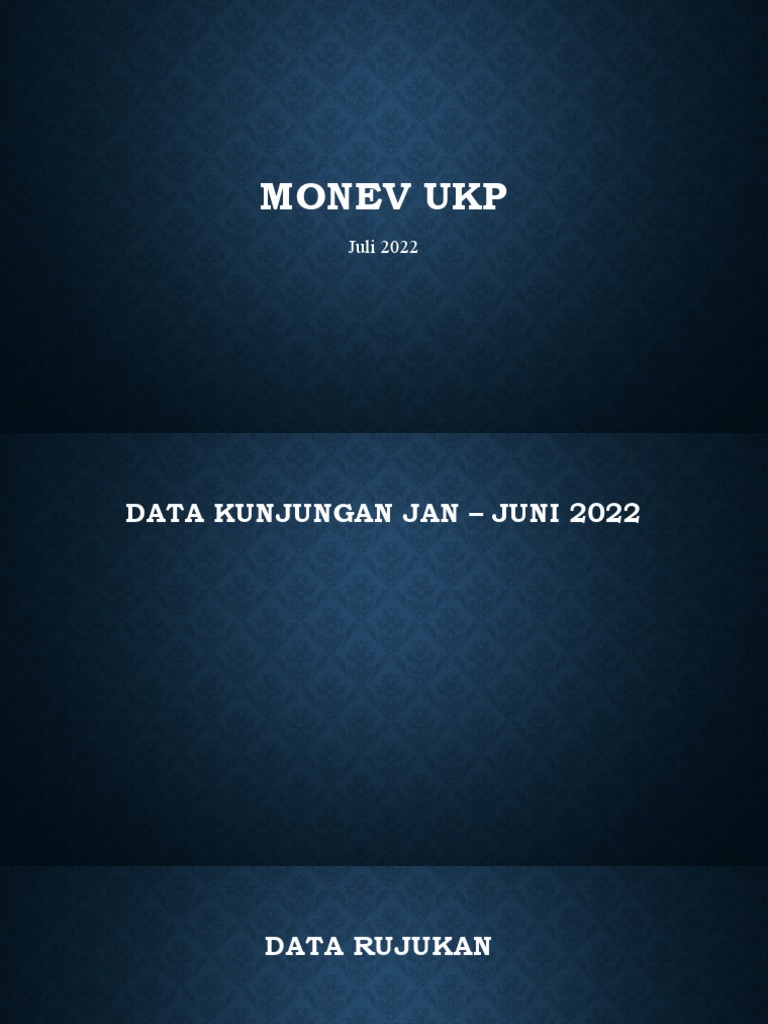 Monev ukp | PDF