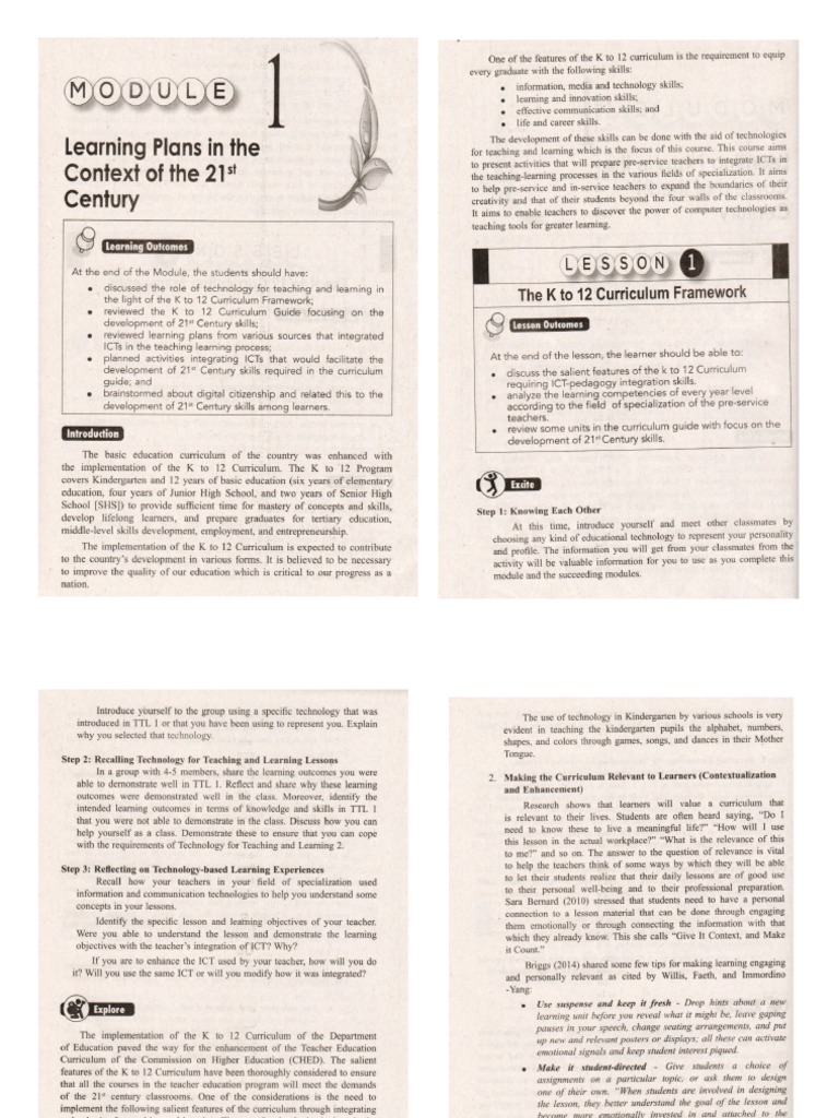 M1 Lesson 1 | PDF M1 Lesson 1 | PDF
