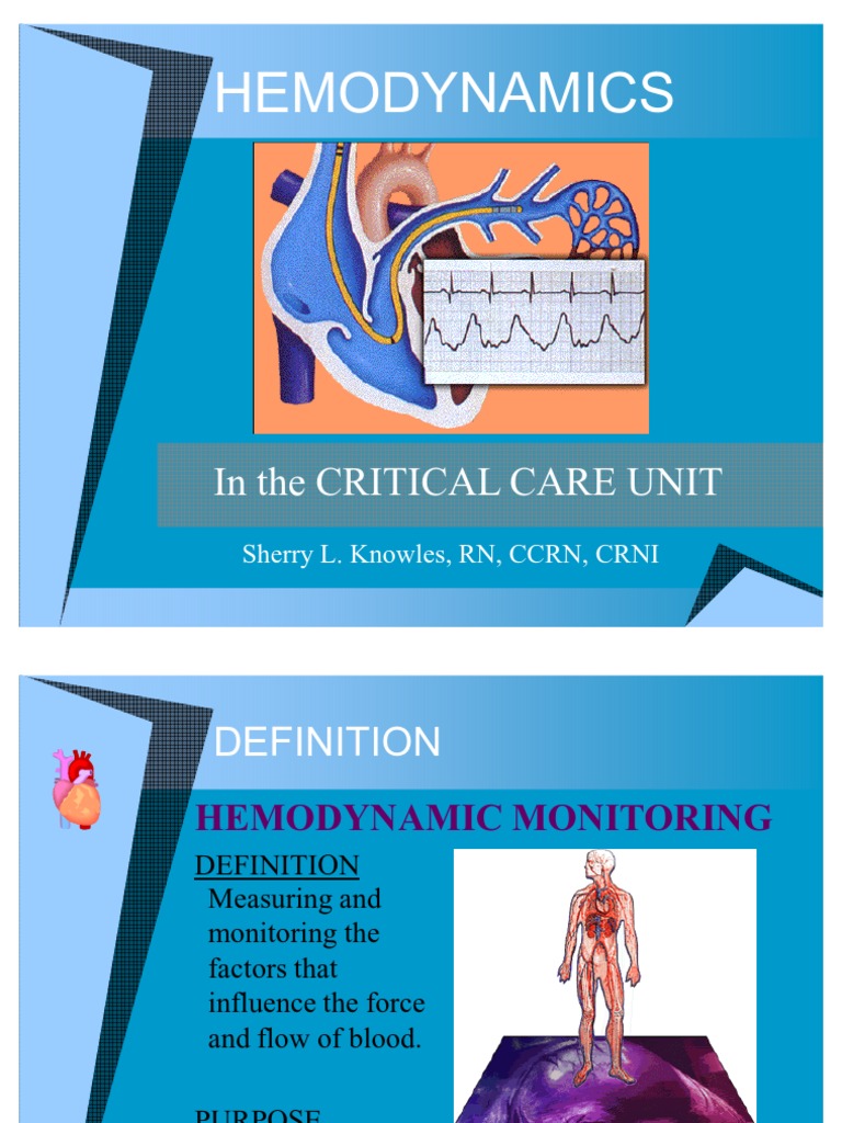 Hemodynamics 090529201710 Phpapp01 | PDF | Shock (Circulatory ...