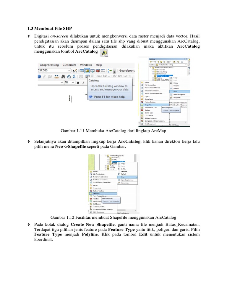 Digitasi Dan Editing Data Vektor | PDF | Metode & Bahan Ajar ...