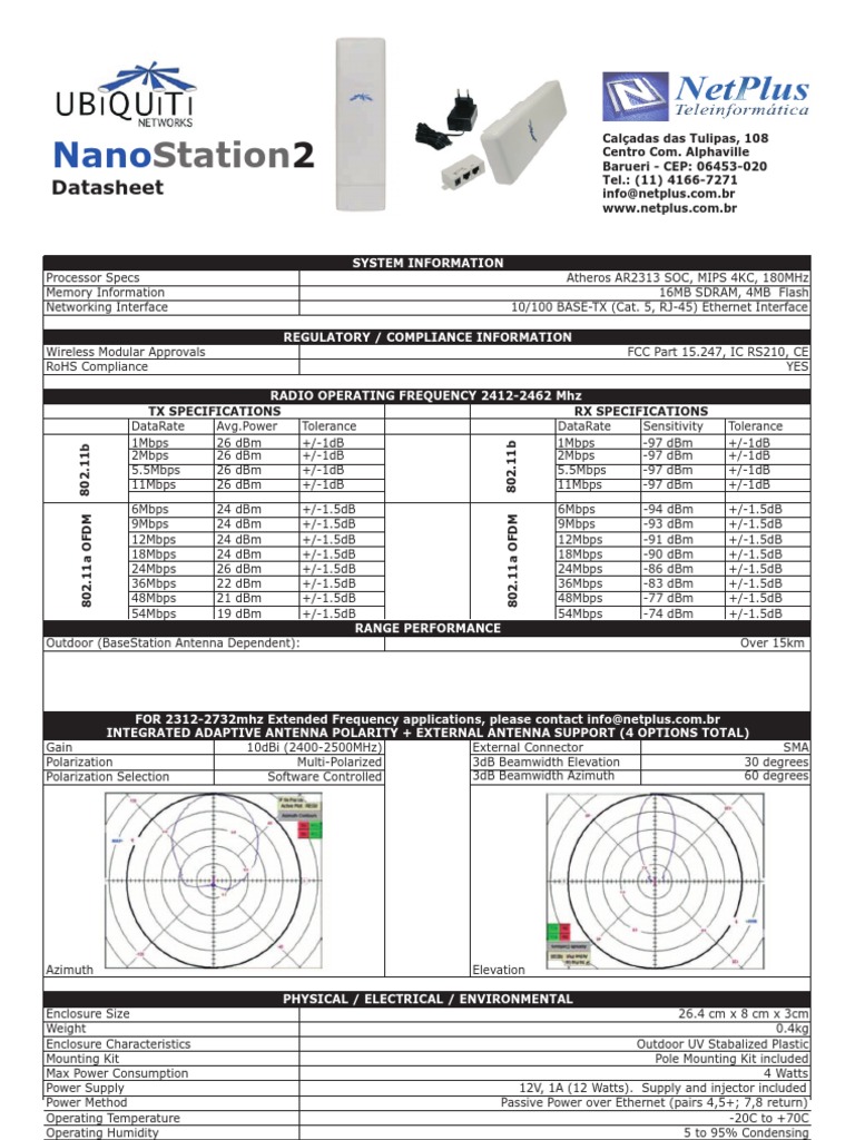 Nano Station 2 | PDF | Science & Mathematics | Computers