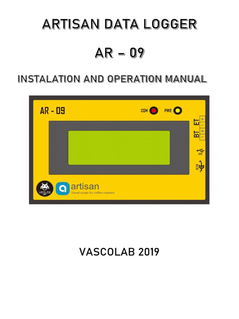 Manual Pengunaan Artisan Logger AR-09 | PDF