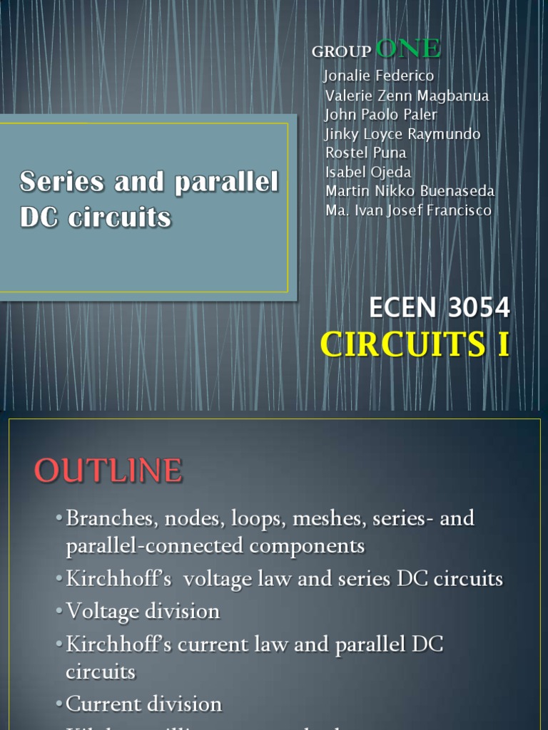 Series-Parallel DC Circuit Analysis | PDF | Series And Parallel ...