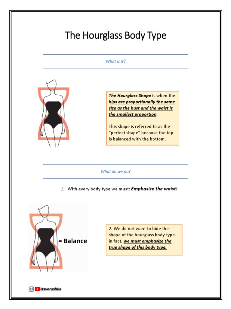 Hourglass Body Type | PDF | Wellness