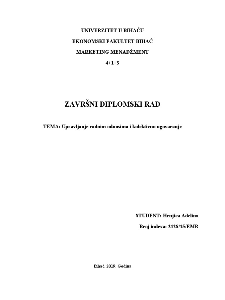 Diplomski Rad | PDF