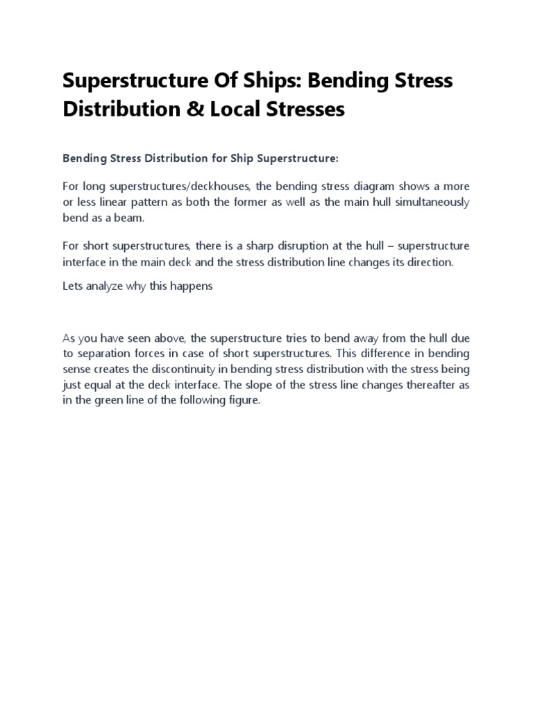 Superstructure of Ships-Module4 | PDF | Bending | Fibre Reinforced Plastic