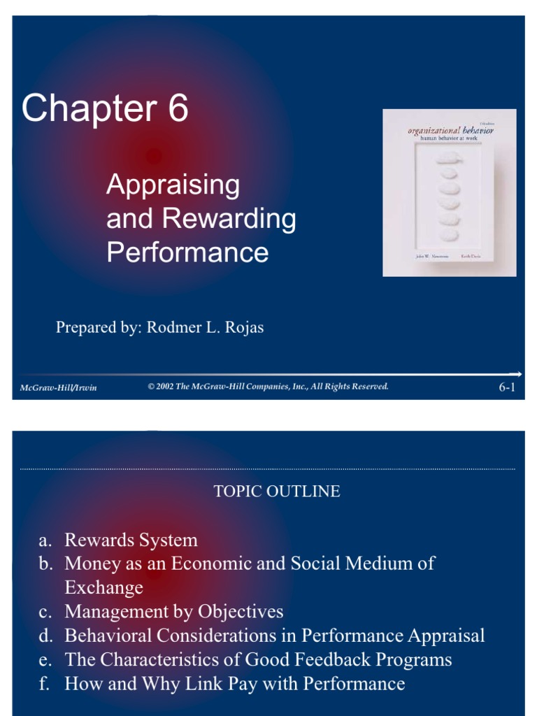 Appraising and Rewarding Performance | PDF