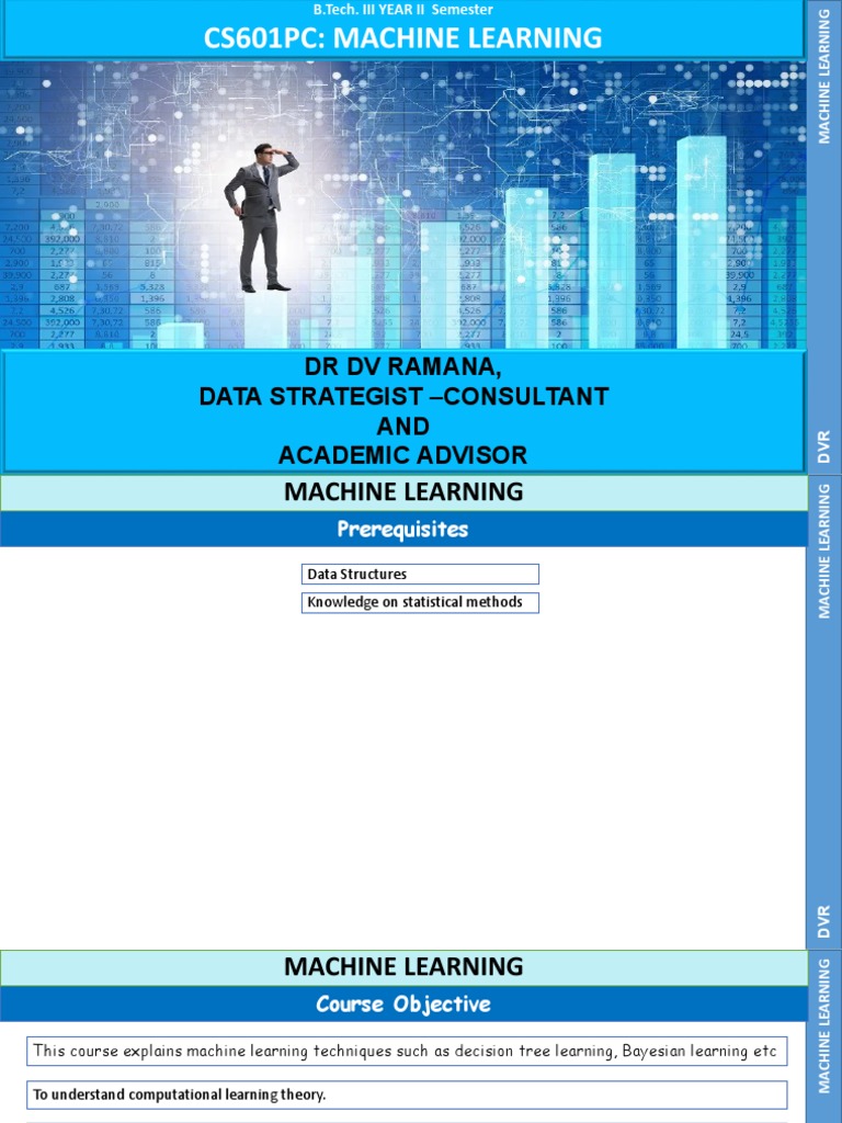 Cs601pc Machine Learning Unit 1 3 Pdf Machine Learning Learning 