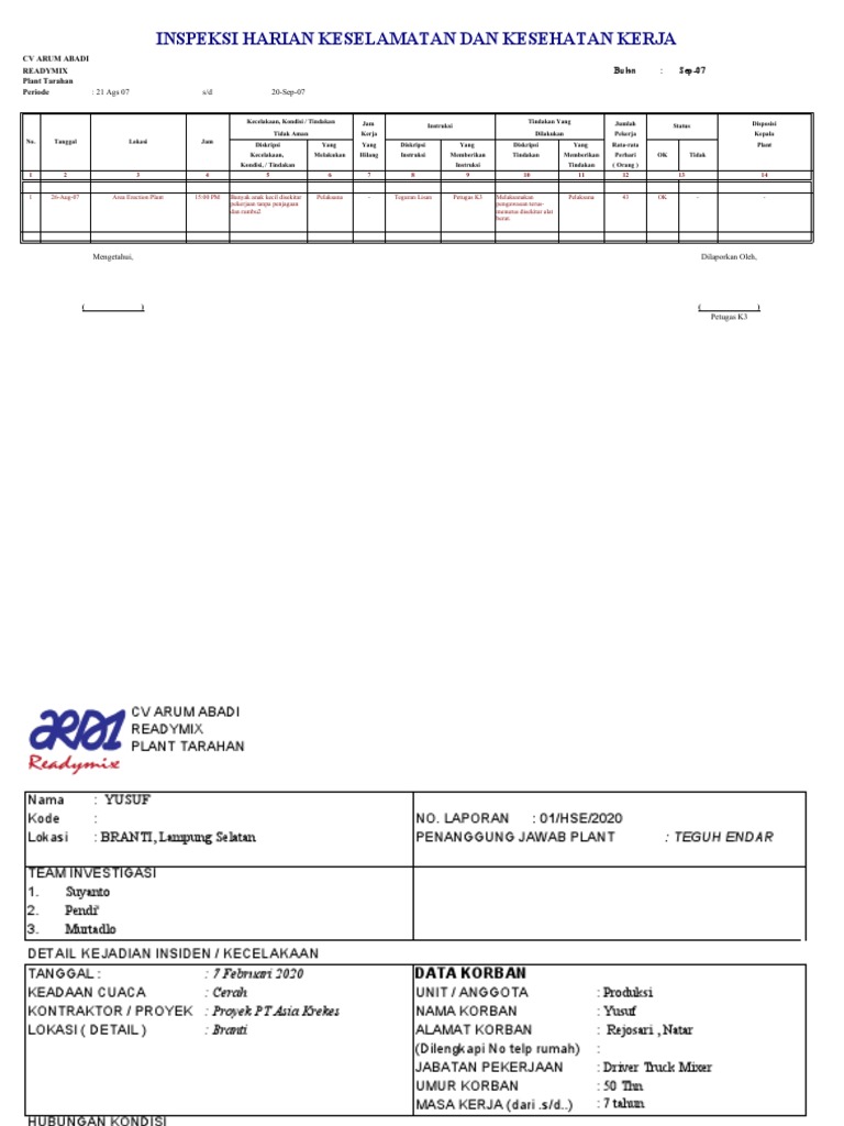 Form K3 Ardi Feb 2020 | PDF